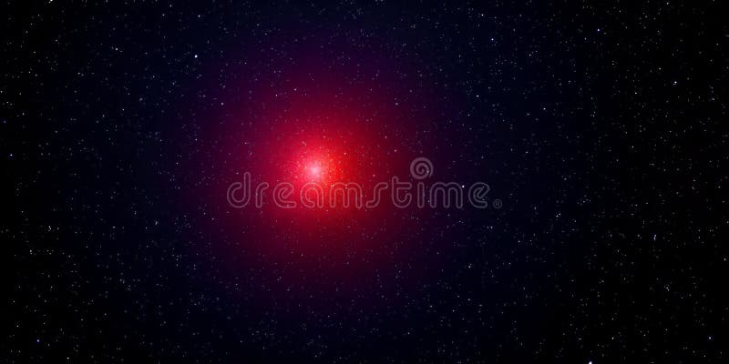 Red Giant Star in Deep Space Night Sky Background Image Astronomy ...