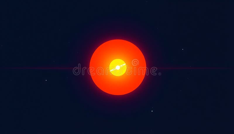 Red Giant Star in Space, Stellar Evolution Astronomy Cosmic Object ...