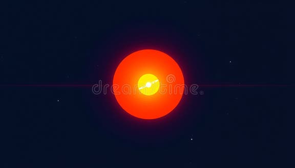 Red Giant Star in Space, Stellar Evolution Astronomy Cosmic Object ...