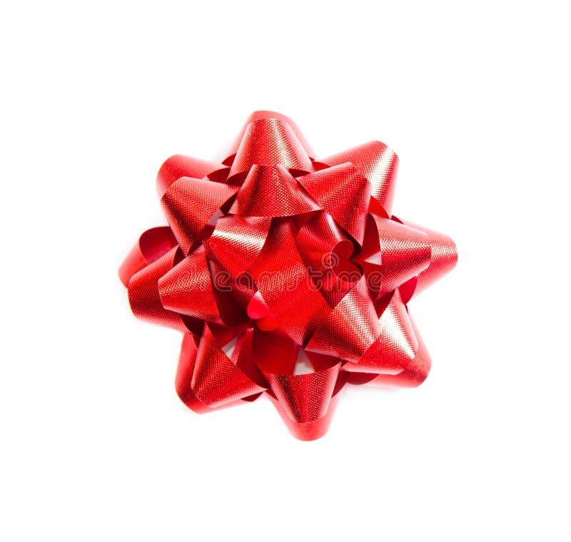 Red gift bow stock photo. Image of xmas, celebration, december - 7685116