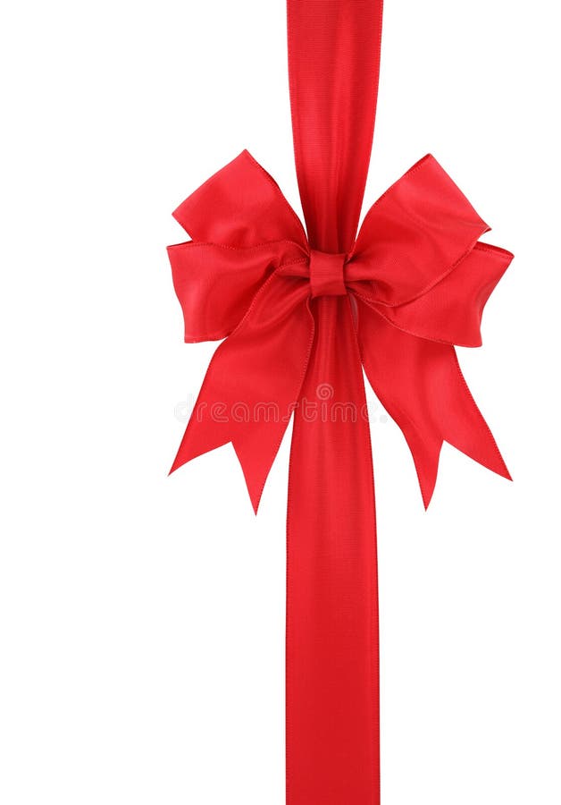 Diagonal red gift bow stock image. Image of space, background - 6945295