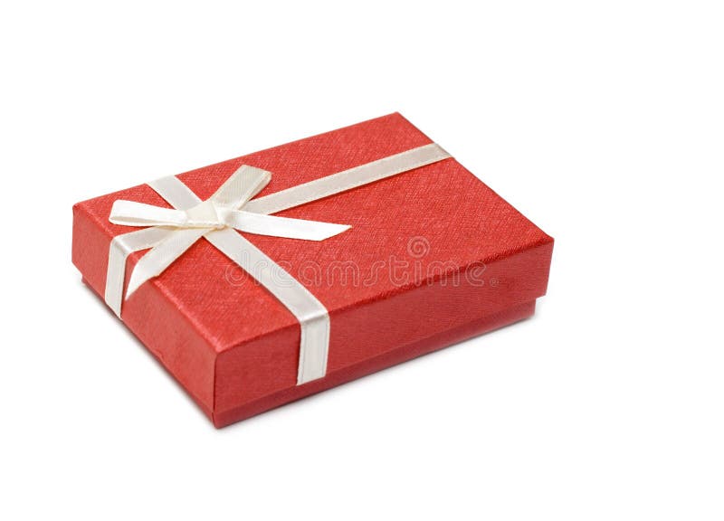 Little red gift box stock image. Image of love, present - 22080385