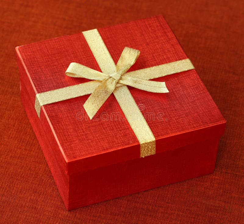 Red gift box stock photo. Image of christmas, beautiful - 27449320