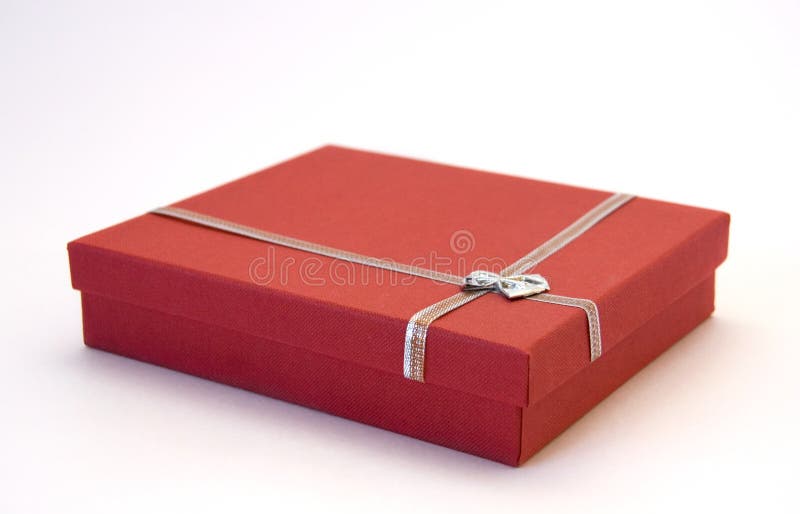 Red Gift Box stock photo. Image of simplicity, wrapping - 8829002