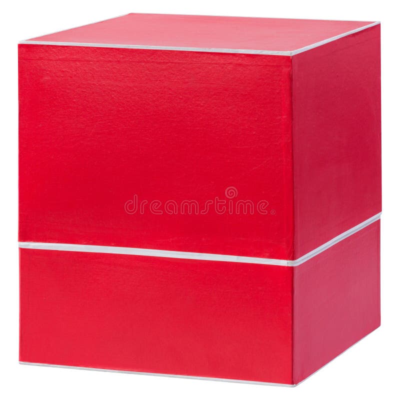Red Gift Box stock image. Image of gift, satin, container - 182903