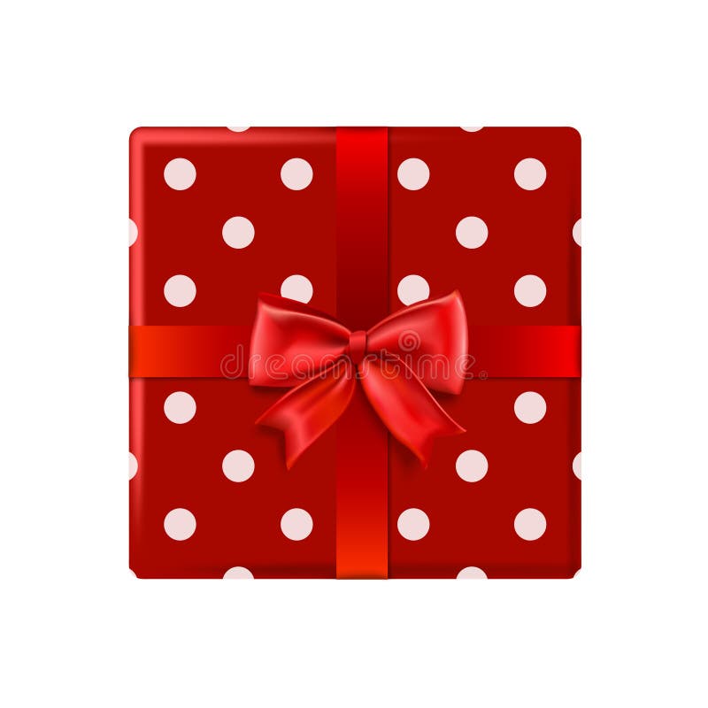 Red Gift Box Composition stock vector. Illustration of present - 269770667