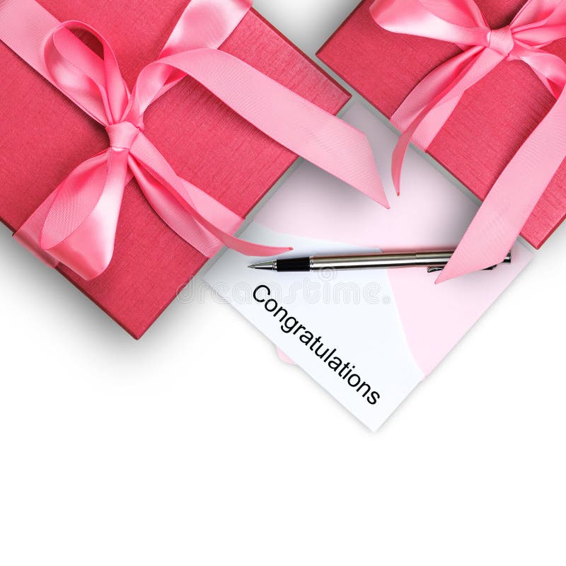 Red gift box stock image. Image of couple, congratulations - 38874543