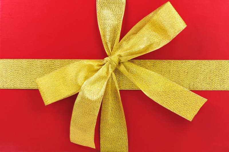 Red gift box ribbon stock photo. Image of ribbon, gift - 7569678