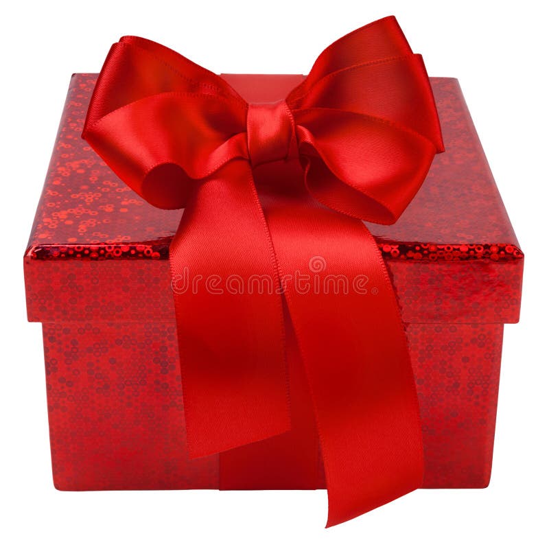 A red gift stock photo. Image of deco, love, chinese, ribbon - 278206