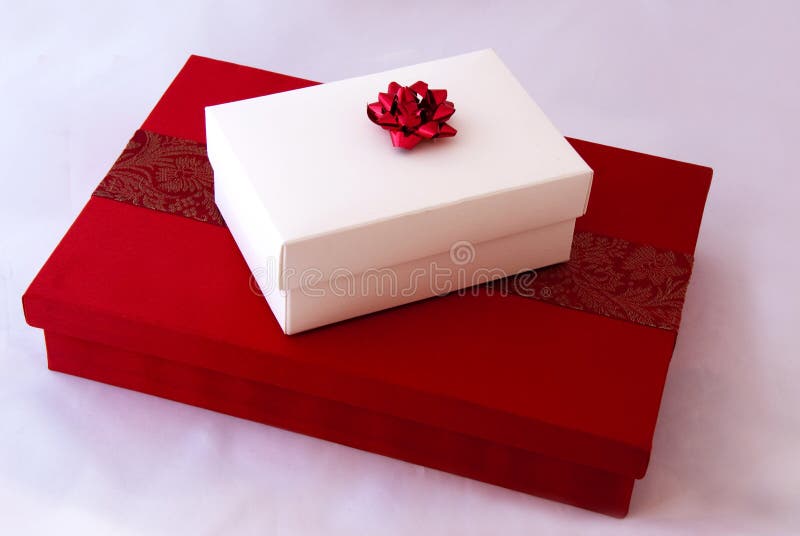 Red gift boxes stock image. Image of surprise, give, symbol - 13451909
