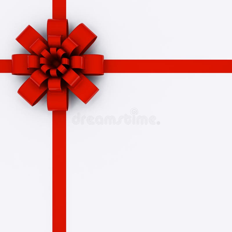 Red Gift ribbon stock illustration. Illustration of draw - 17174528