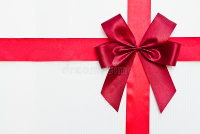 Red gift ribbon stock image. Image of surprise, birthday - 22673417