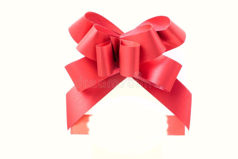 Red gift ribbon stock image. Image of greetings, celebrate - 6694993