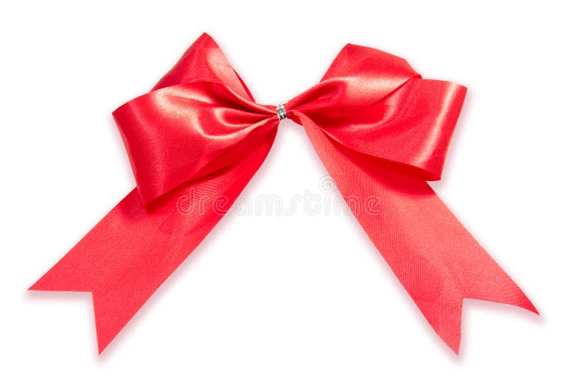 Blue-yellow Fabric Ribbon and Bow. Isolated on White Background Stock ...