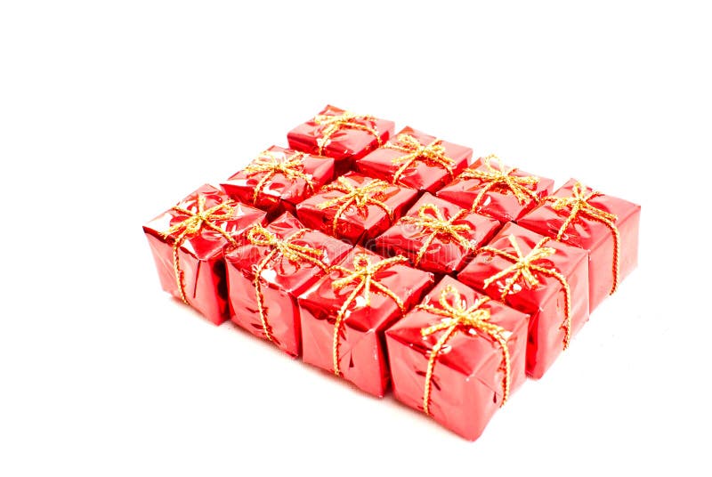 Red gifts stock photo. Image of decoration, birthday - 22290714