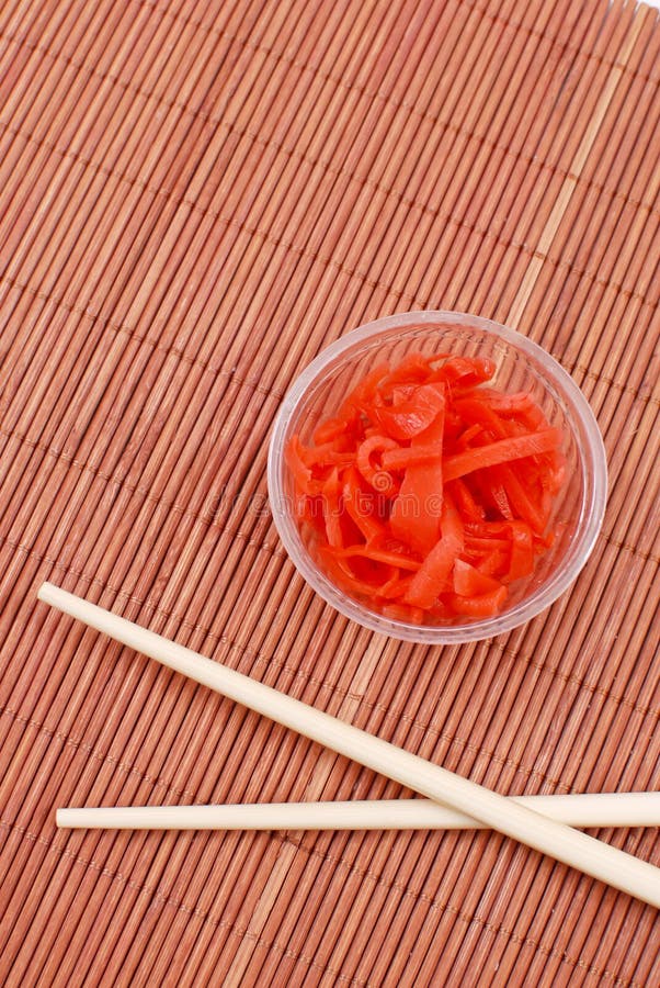 Red Ginger Condiment stock image. Image of chinese, food - 21728861