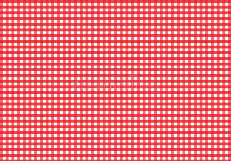 Red Gingham Seamless Pattern.Vector Stock Vector - Illustration of drapery, closeup: 127928574