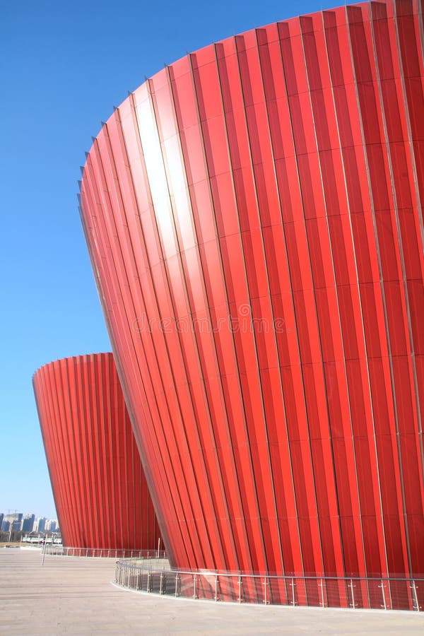 Red glass building stock photo. Image of modern, building - 29683328