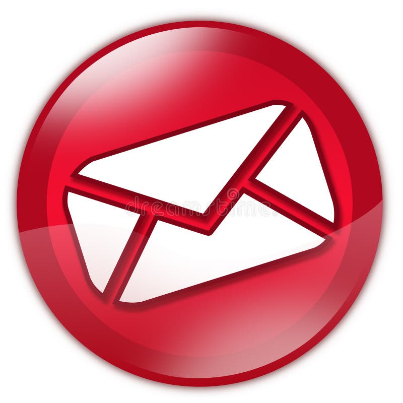 Email icon button vector stock vector. Illustration of information ...