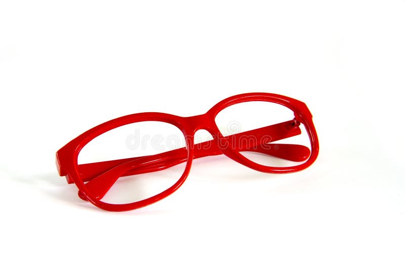 Red Glasses stock image. Image of retro, still, eyesight - 19478693