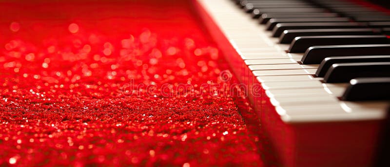 Red Classical Piano Keys Stock Illustrations – 415 Red Classical Piano ...