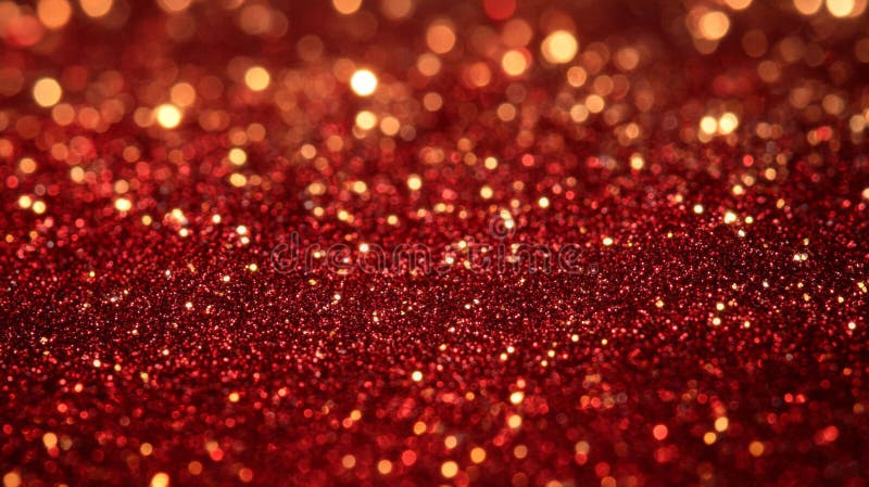 Red Glitter Background with Sparkling Lights Stock Illustration ...