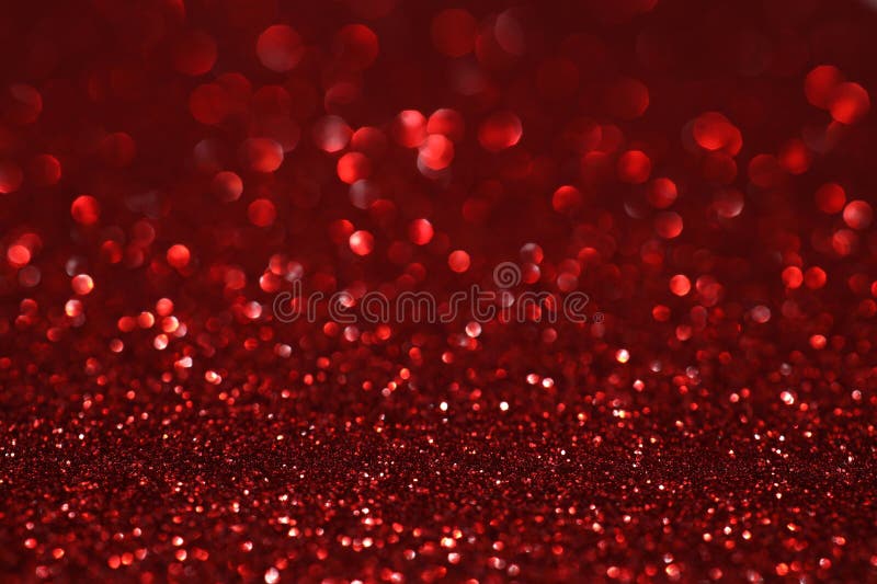 Red Glitter Bokeh Background with Sparkling Light Stock Photo - Image ...