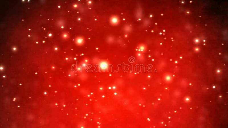 Red Glitter Bokeh Particle Background - Seamless Video Loop. 3D Render ...