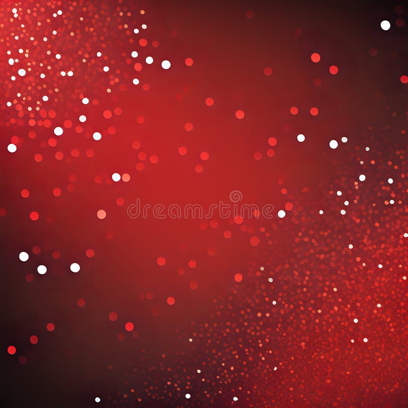 Red Glitter Lights Background-generated by Ai Stock Illustration ...