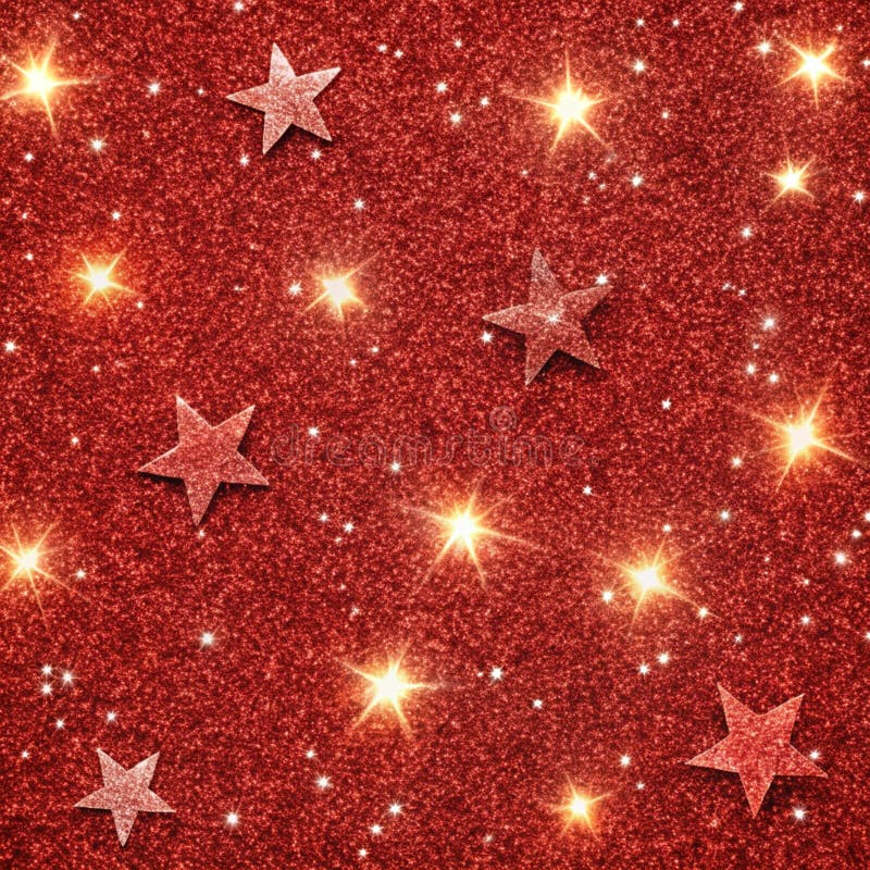 Red Glitter Paper Texture Background with Starry Effect Stock ...