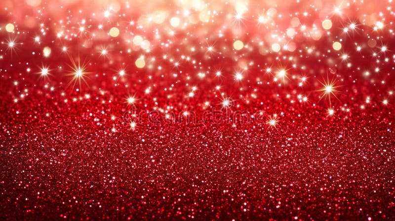 Red Glitter Sparkle Background: Festive Holiday Texture Stock ...