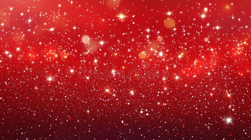 Red Glitter Sparkles Background: Festive Shiny Texture Stock ...