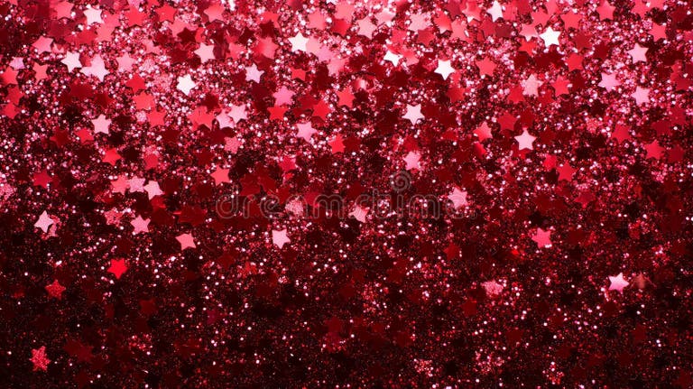 Red Glitter Star Background Texture for Festive Design Stock ...