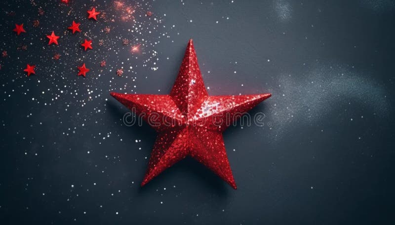 Red glitter star stock illustration. Illustration of screenshot - 342794409
