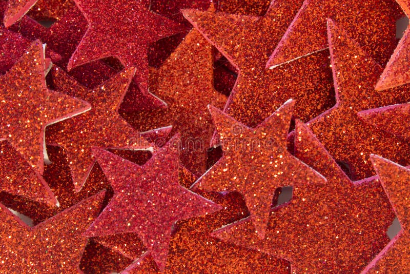 Red Glitter Stars Background Stock Photo - Image of abstract, design ...