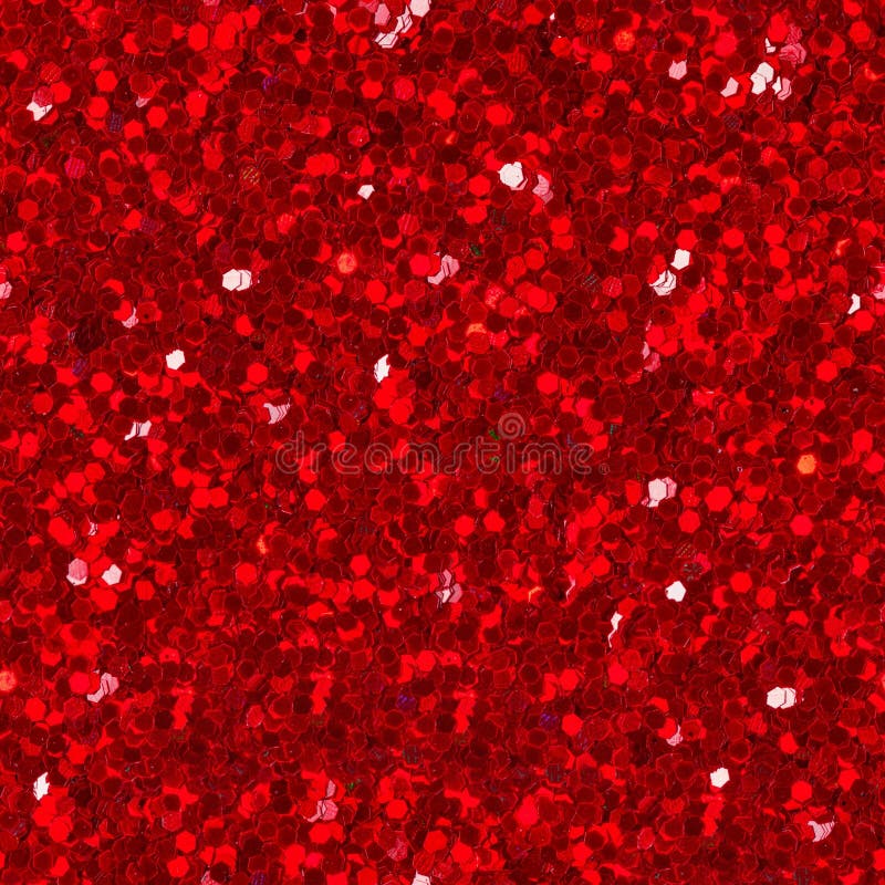 Red Glitter Texture for Background. Seamless Square Texture Stock Photo ...