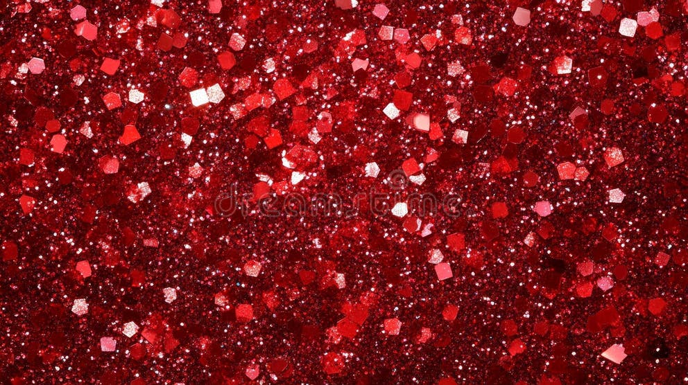 Red Glitter Texture Background: Shiny Sparkling Shimmer Stock ...
