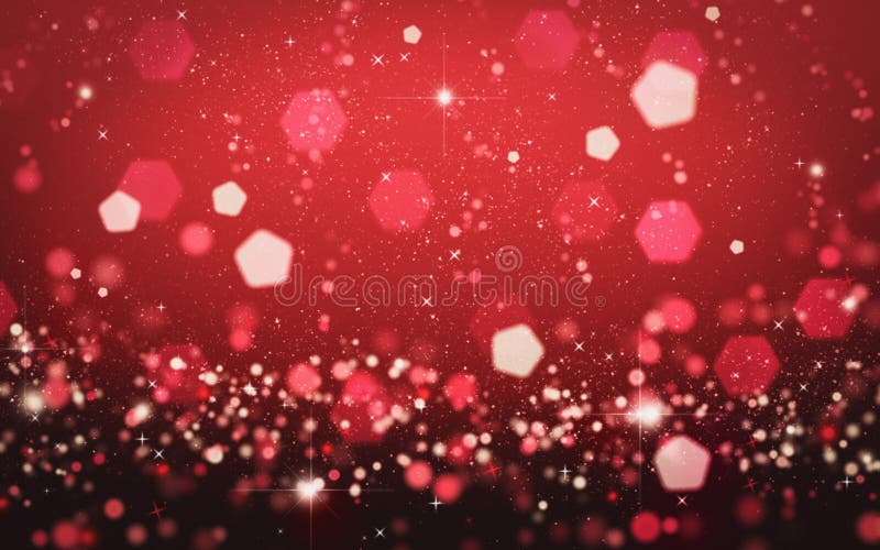 Red Glittering Particles Background, Shiny Sparkles Glitz Effect ...