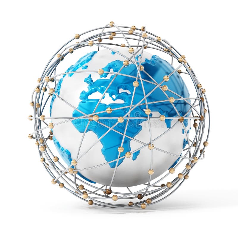Red global stock de ilustración. Ilustración de conferencia - 42067427
