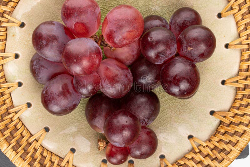 Red globe grape stock image. Image of green, dieting - 180257595
