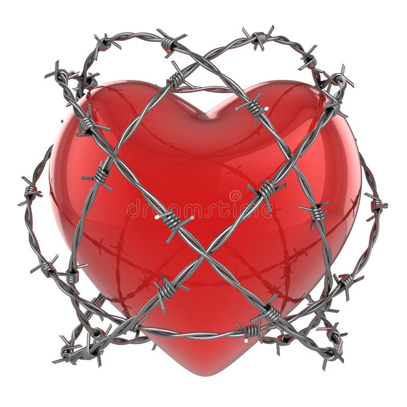 Heart Barbed Wire Stock Illustrations – 979 Heart Barbed Wire Stock ...