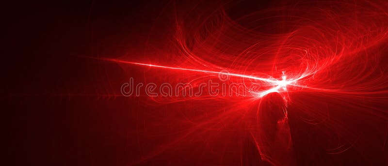 Red glow energy wave. stock illustration. Illustration of line - 89331682