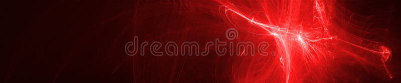 Red Glow Wave. Lighting Effect Abstract Background Stock Illustration ...