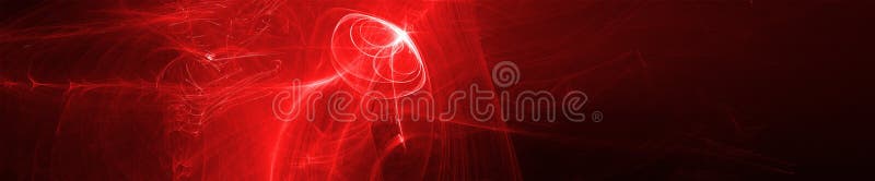 Red Glow Wave. Lighting Effect Abstract Background Stock Illustration ...