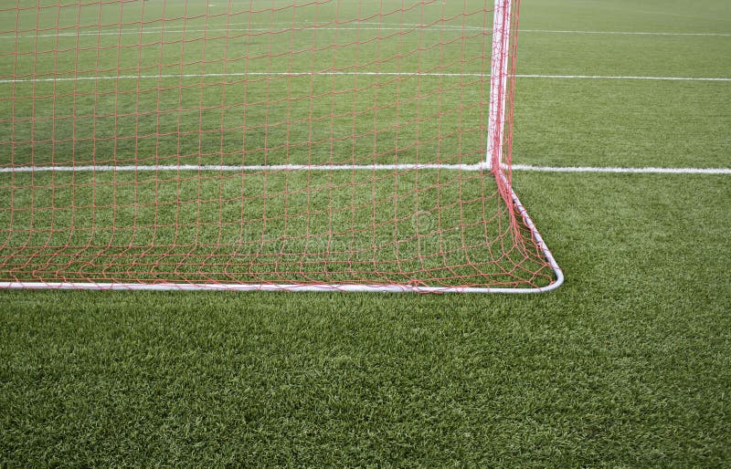 Red goal nets stock photo. Image of sign, penalty, patio - 27747392