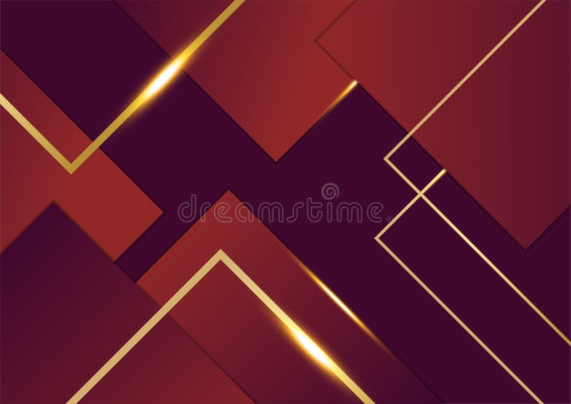 Gold and Red Abstract Background. Modern Abstract Red Background with ...