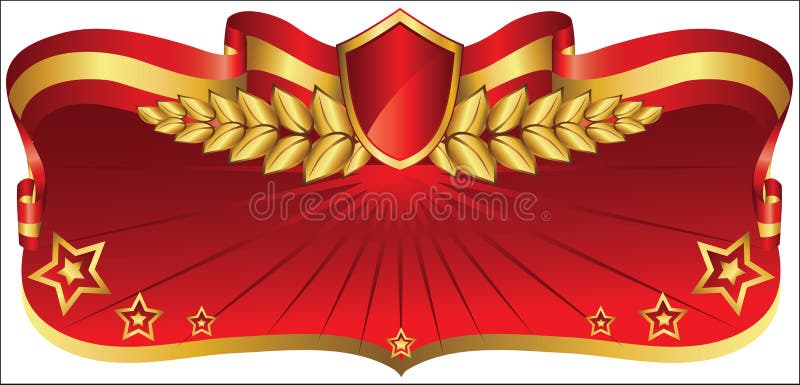 Red Gold Ornate Banner Stock Illustrations – 12,218 Red Gold Ornate ...