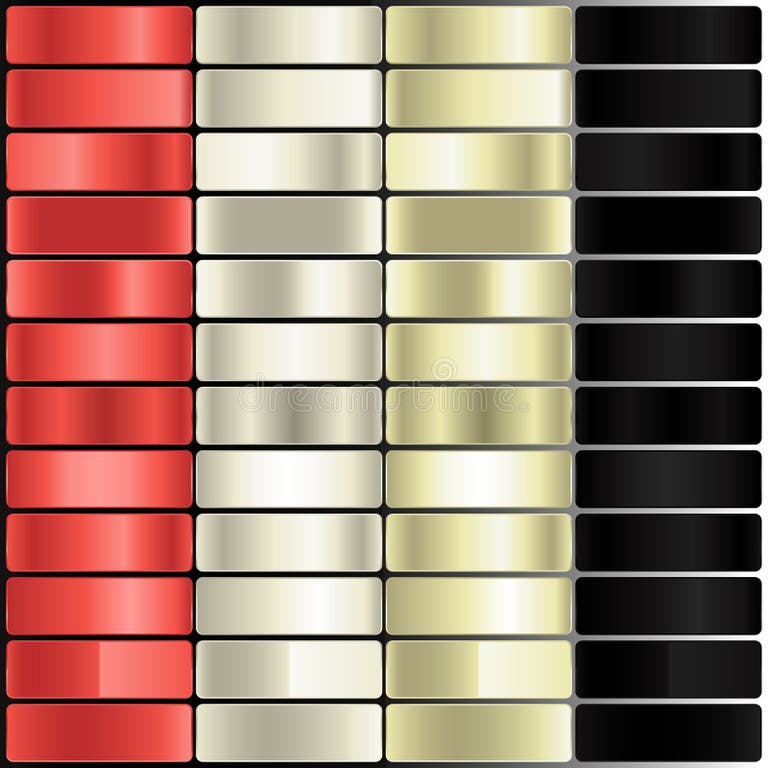 Rectangular Metallic Gradients Stock Illustrations – 1,248 Rectangular ...