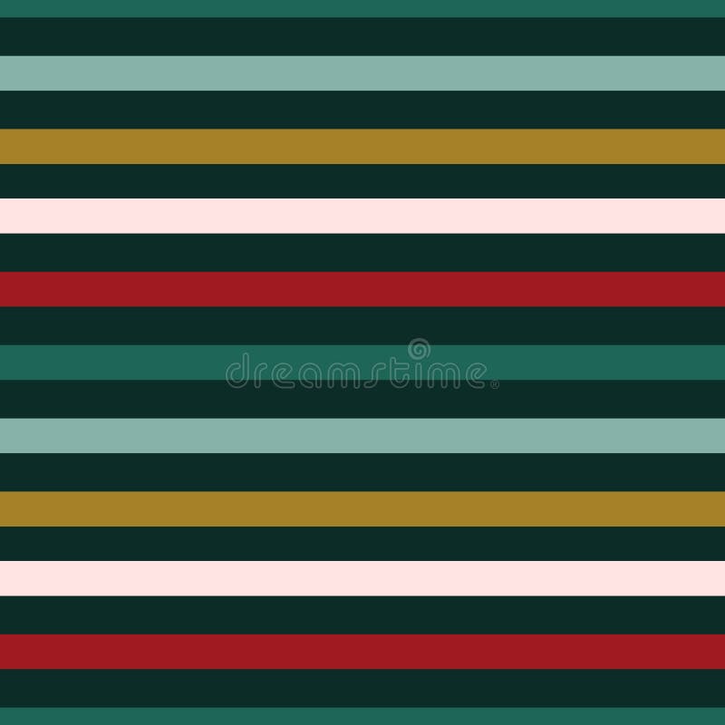 Red, Gold and Blue Horizontal Stripes on Deep Green Background. Vector ...