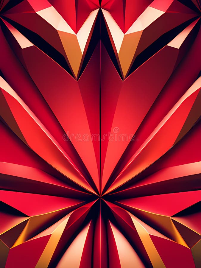 Red and Gold Color of Abstract Background, AI Generated Stock ...